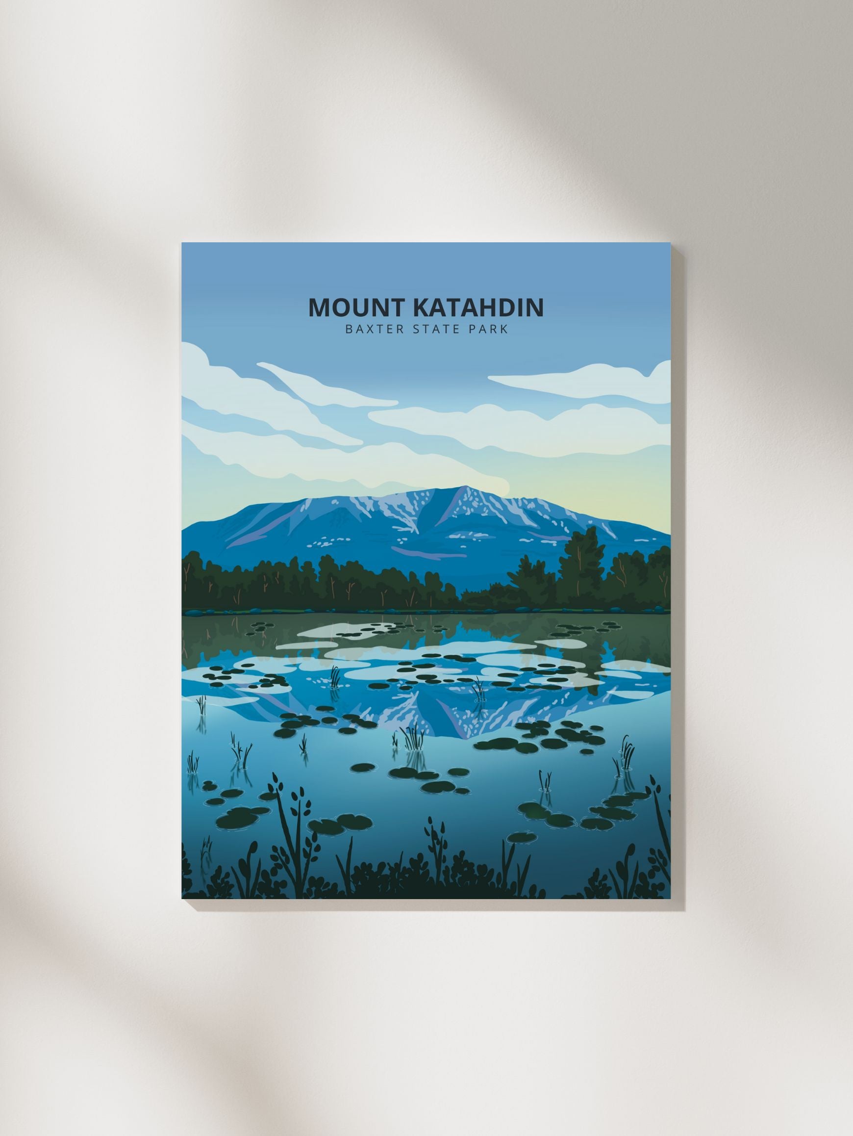 Mount Katahdin Print – Boreas Design Shop